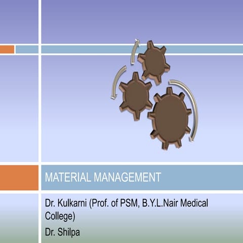 Material management | PPTX