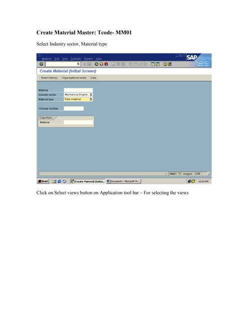 EX_2.1-MM03 Display Material Master V1.0 | DOCX | Business | Business ...
