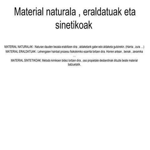 Material naturala , eraldatuak eta sinetikoak | PPT