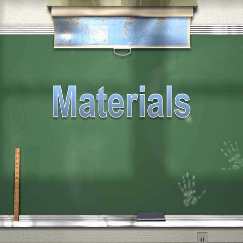 Materials | PPT