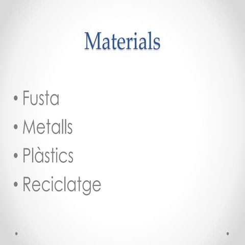 Materials | PPT