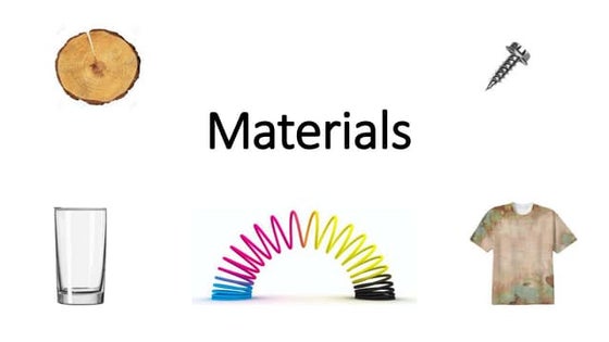 Materials. 1st grade | PPT