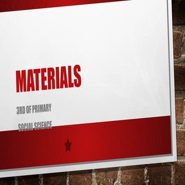Materials | ODP