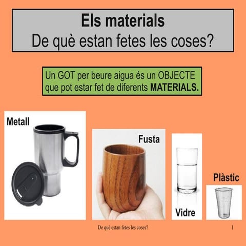 Els materials | PDF