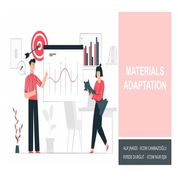 Materials Adaptation in English Language Teaching | PPTX