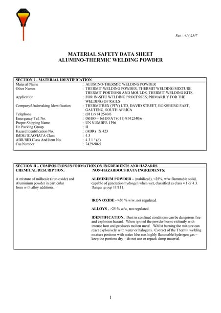 Oil Technics Ltd AFFF Training Foam | PDF