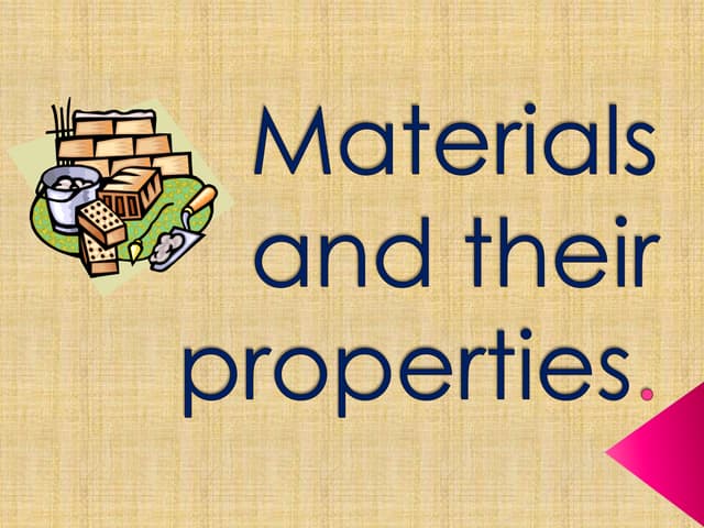Properties of material | PPTX