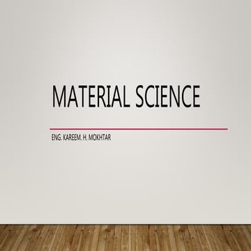 Material science 2 | PPTX