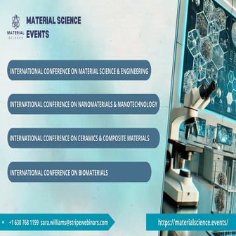 Material Science Events stands as a premier gathering focused on the ...