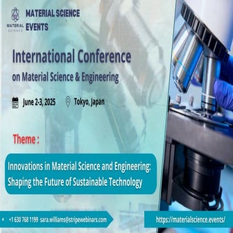 International Conference on Material Science & Engineering | PPT