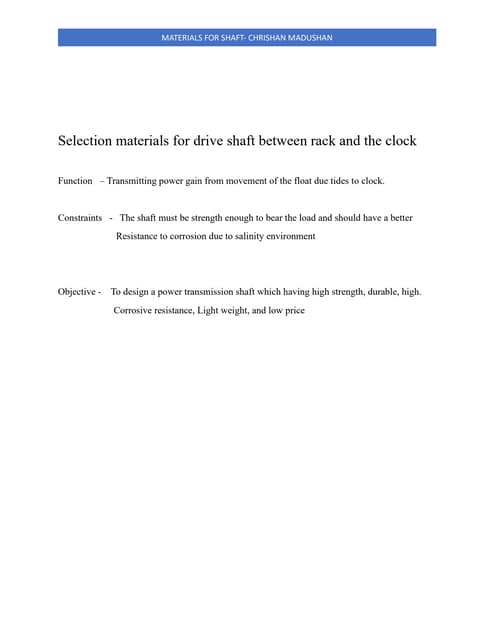 piston material selection | PPT
