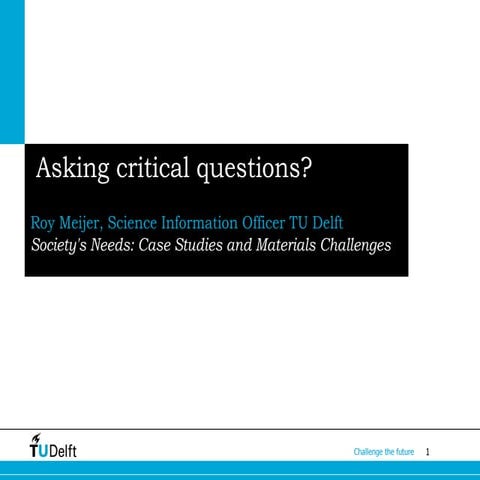 Asking critical questions | PPT