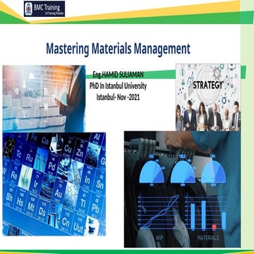 Material management & Inventory control | PPTX