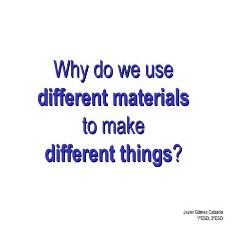 Materials ok - theory and example (chair) | PPT