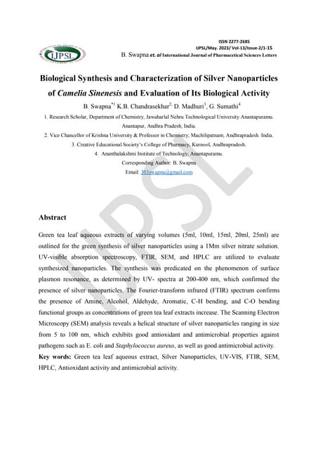 Extraction, isolation and structure elucidation of flavonoids ...