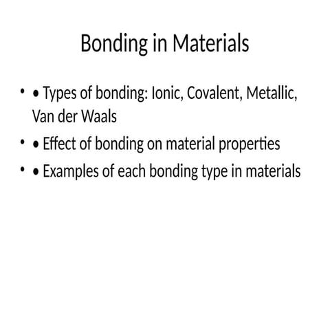 Materials_Structure and characterization | PPTX