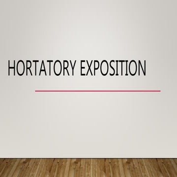 Material teaching hortatory_exposition[1] | PPTX