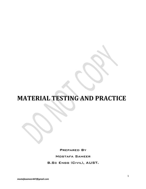 Understanding sieve analysis of sand | PDF