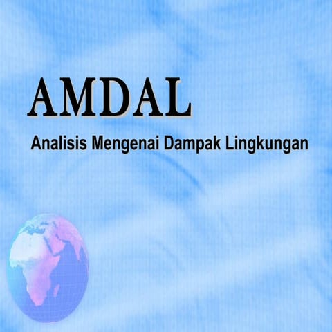 Materi amdal | PPT