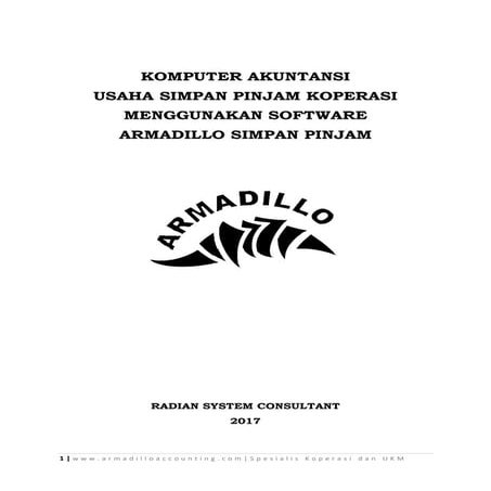 Materi Pelatihan Akuntansi Komputer Usaha Simpan Pinjam Koperasi | PDF