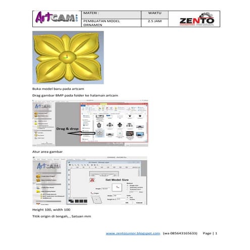 TUTORIAL ARTCAM CNC ROUTER | PDF