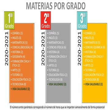 Materias por grado | PDF