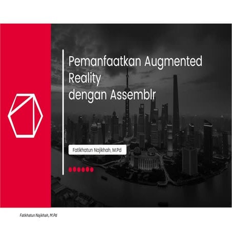 materi 3D Augmented Reality dengan assemblr | PPT