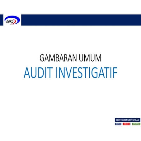 Materi Audit Investigatif.secara umumpdf | PDF
