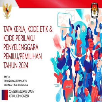 MATERI BIMBINGAN TEKNIK KODE ETIK PEMILIHAN KEPALA DAERAH | PPT