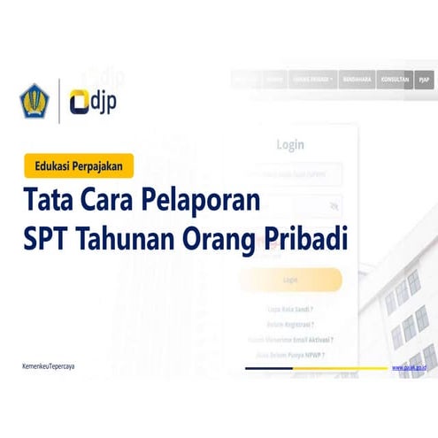 Materi Bimtek SPT Tahunan Orang Pribadi PPT.pptx