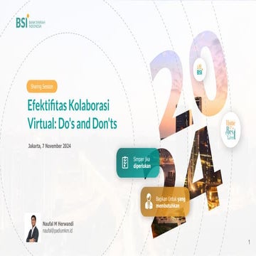 Materi BSI Cakap Digital 2024 Kolaborasi Virtual | PDF