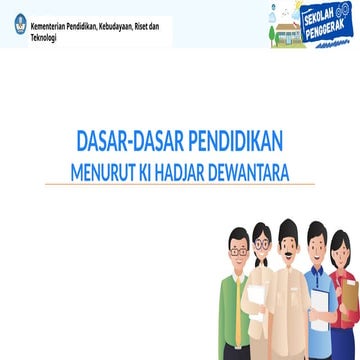 Materi Dasar-Dasar dalam Pendidikan KHD.pptx