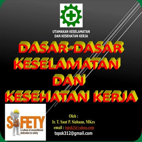 Materi Dasar Dasar K3 PERUSAHAAN SECARA UMUM | PPT
