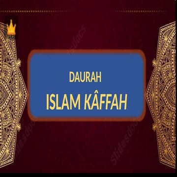 Materi Daurah Islam Kaffah-Terjemah (1).pptx