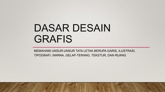 Materi Desain Grafis Lengkap PowerPoint 2025 | PPTX