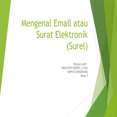Electronic Mail atau Surat Electronic PPT | PPTX
