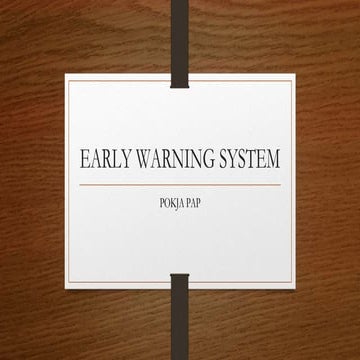 materi ews (Early Warning System),, .pptx