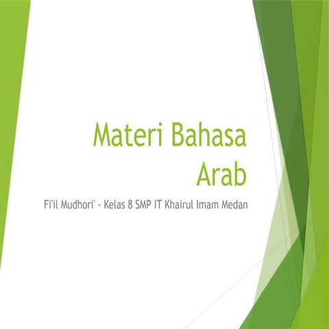Materi_bahasa arab _Fiil_Mudhori_Kelas8.pptx