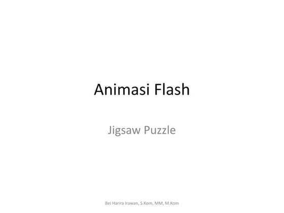 Materi Flash - Drag and Drop Puzzle | PPT