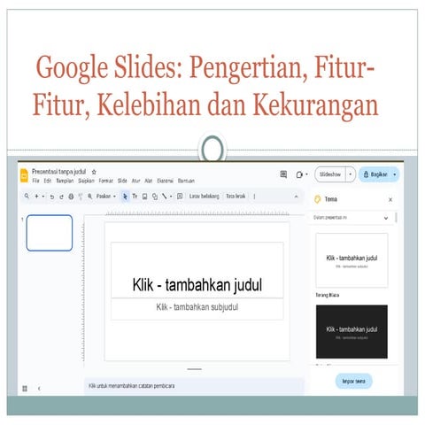 materi Google Slides untuk pembelajaran digital | PPTX