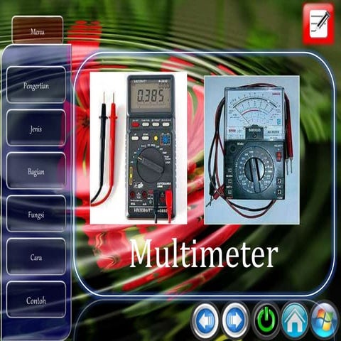 Alat ukur Multimeter | PPTX