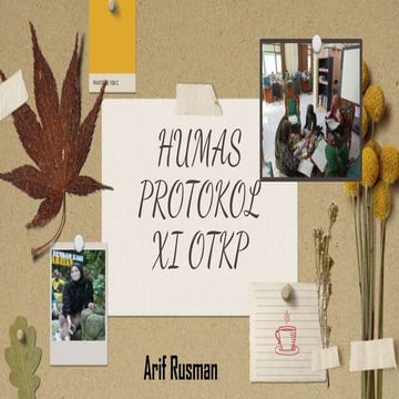 Materi Humas Protokol XI OTKP ppt | PPTX