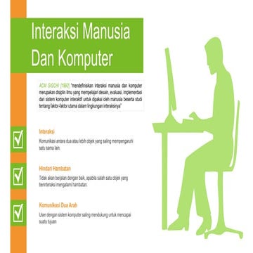 Interaksi Manusia Dan Komputer 1 | PPTX