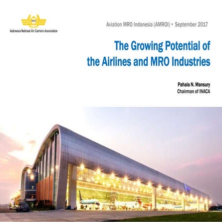The Growing Potential of the Airlines and MRO Industries | PPTX | Air ...