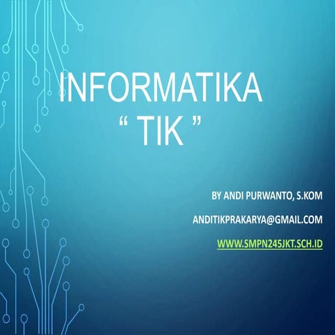 Materi INFORMATIKA - 6 TIK - Folder dan File.pptx