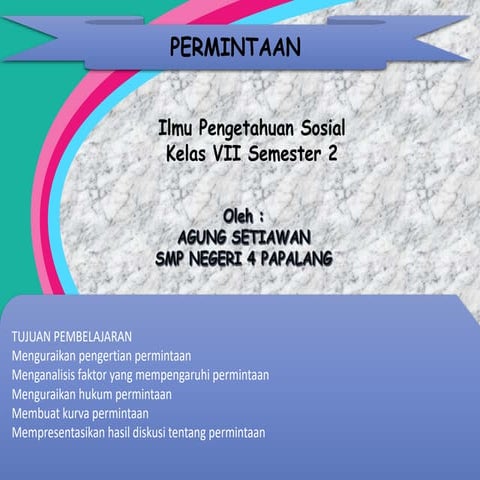 Materi IPS 7-2 Permintaan,Penawaran.pptx