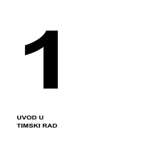 Materijal1 | Uvod u timski rad | PDF