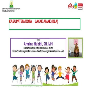 materi kota layak anak kabupaten aceh selatan | PPTX