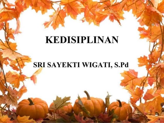 Ppt kedisiplinan | PPT