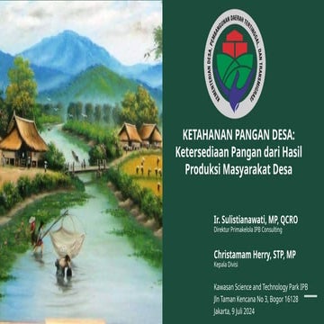 Materi Ketahanan Pangan Desa-IPB Consulting .pptx